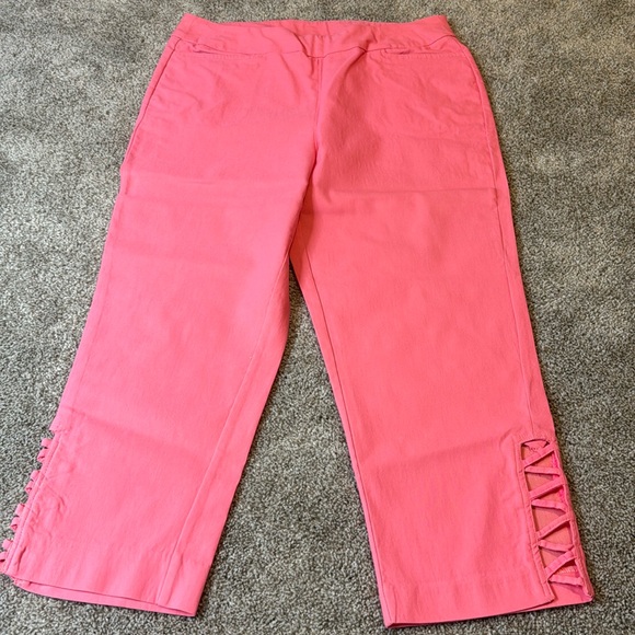 Pants & Jumpsuits | Anthonys Resortwear Capris W Cutouts | Poshmark